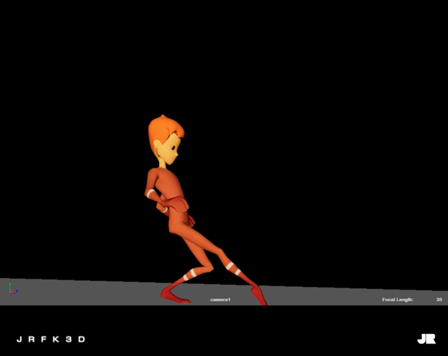 Jr Flores Carrillo - Sneaky walking / 3D Animation