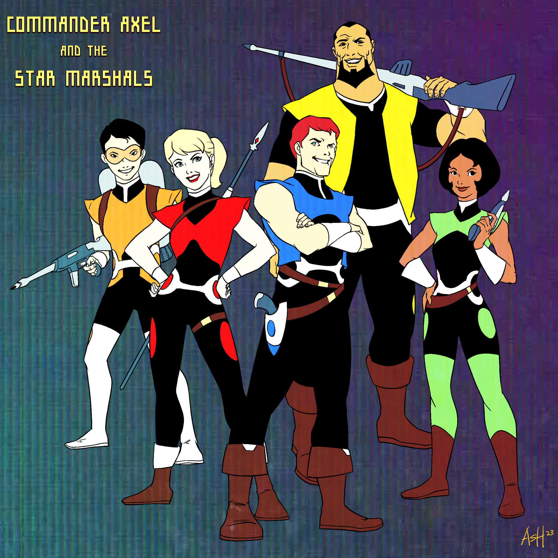 ArtStation - Commander Axel and the Star Marshalls