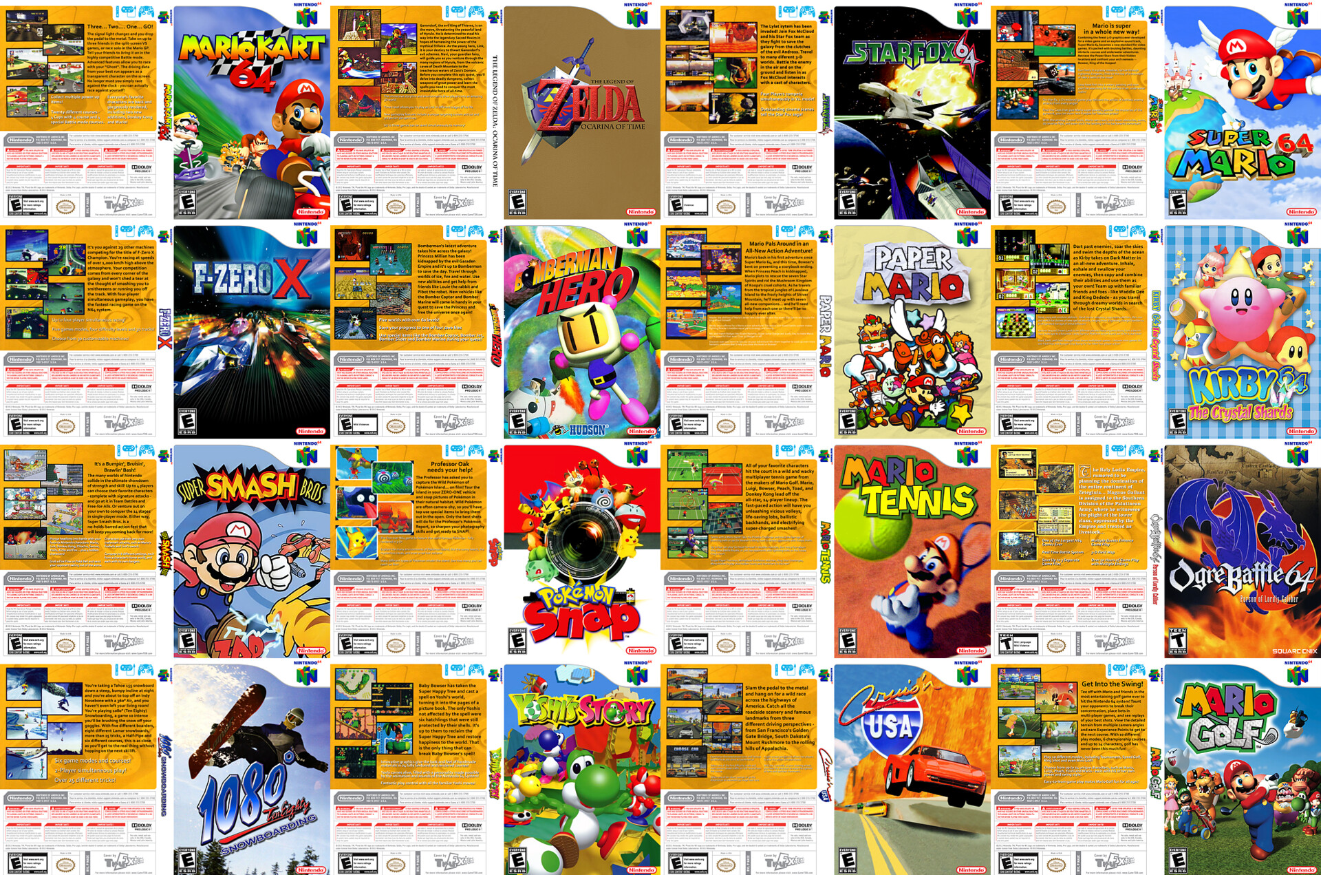 ArtStation - N64 Wii Virtual Console Custom North American Box Art Covers