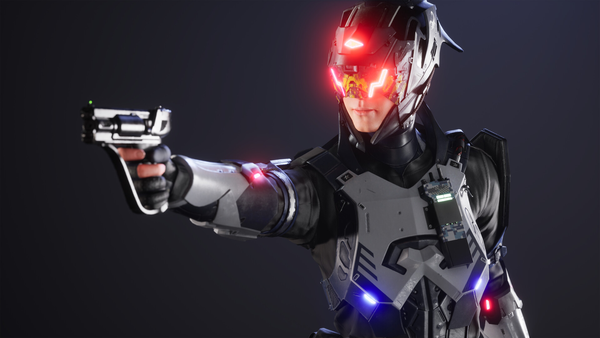 ArtStation - VPD Enforcer game character