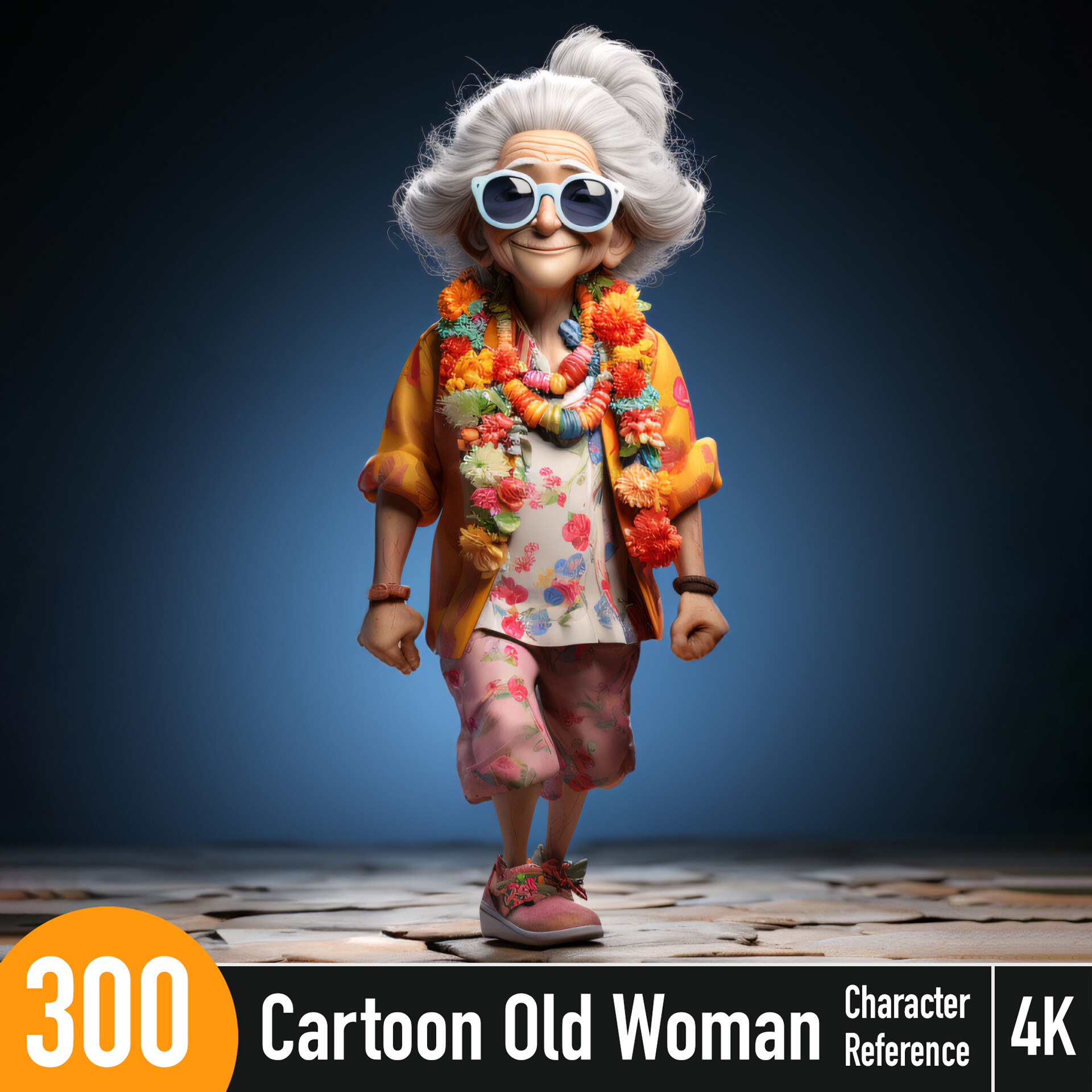ArtStation - 300 Cartoon Old Woman Character Reference (4k)