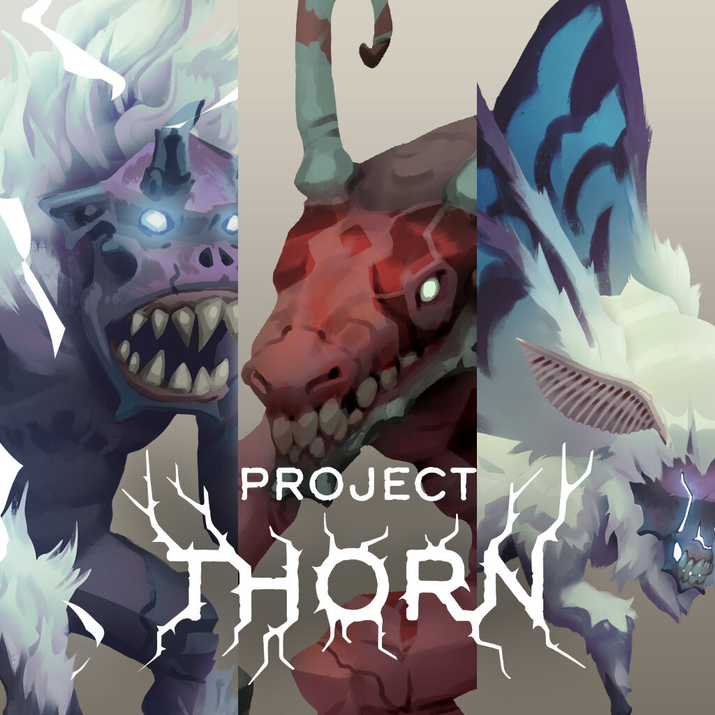 ArtStation - Project Thorn - Monsters - Concept Art