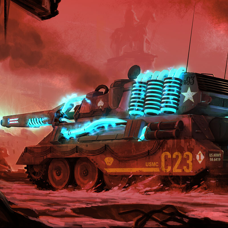 ArtStation - Sci-Fi Laser Tank