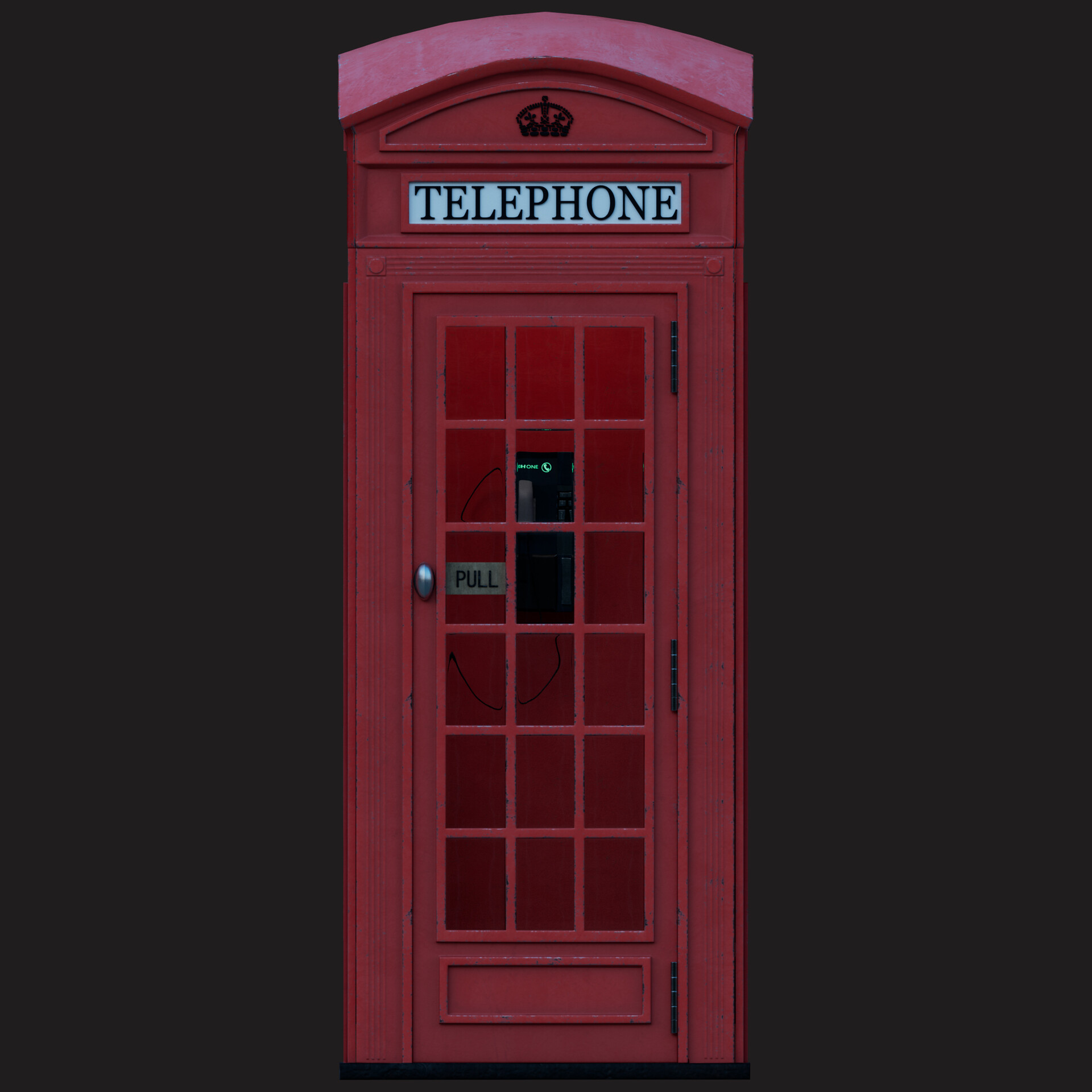 ArtStation - Red Telephone Booth