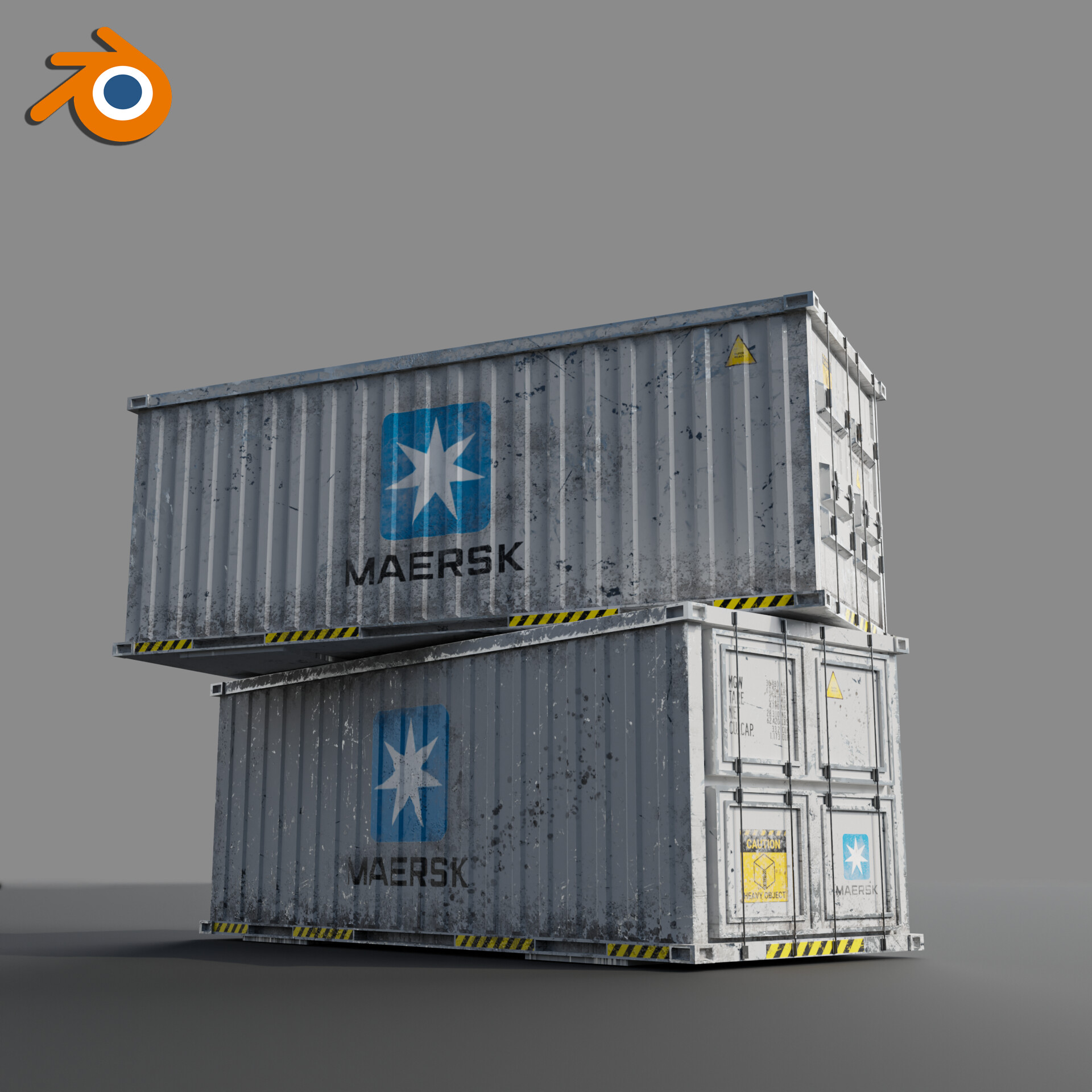 ArtStation - Shipping Container - Blender