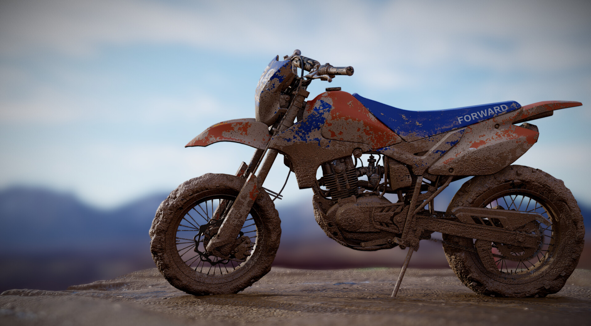 ArtStation - Dirt Bike