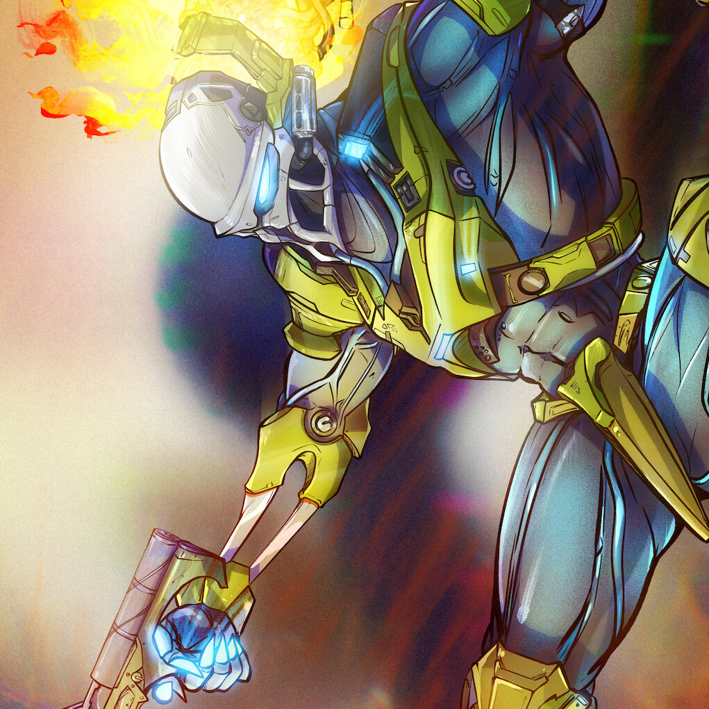 ArtStation - BARRAGE (Original) - ExoPrimal [Commission]