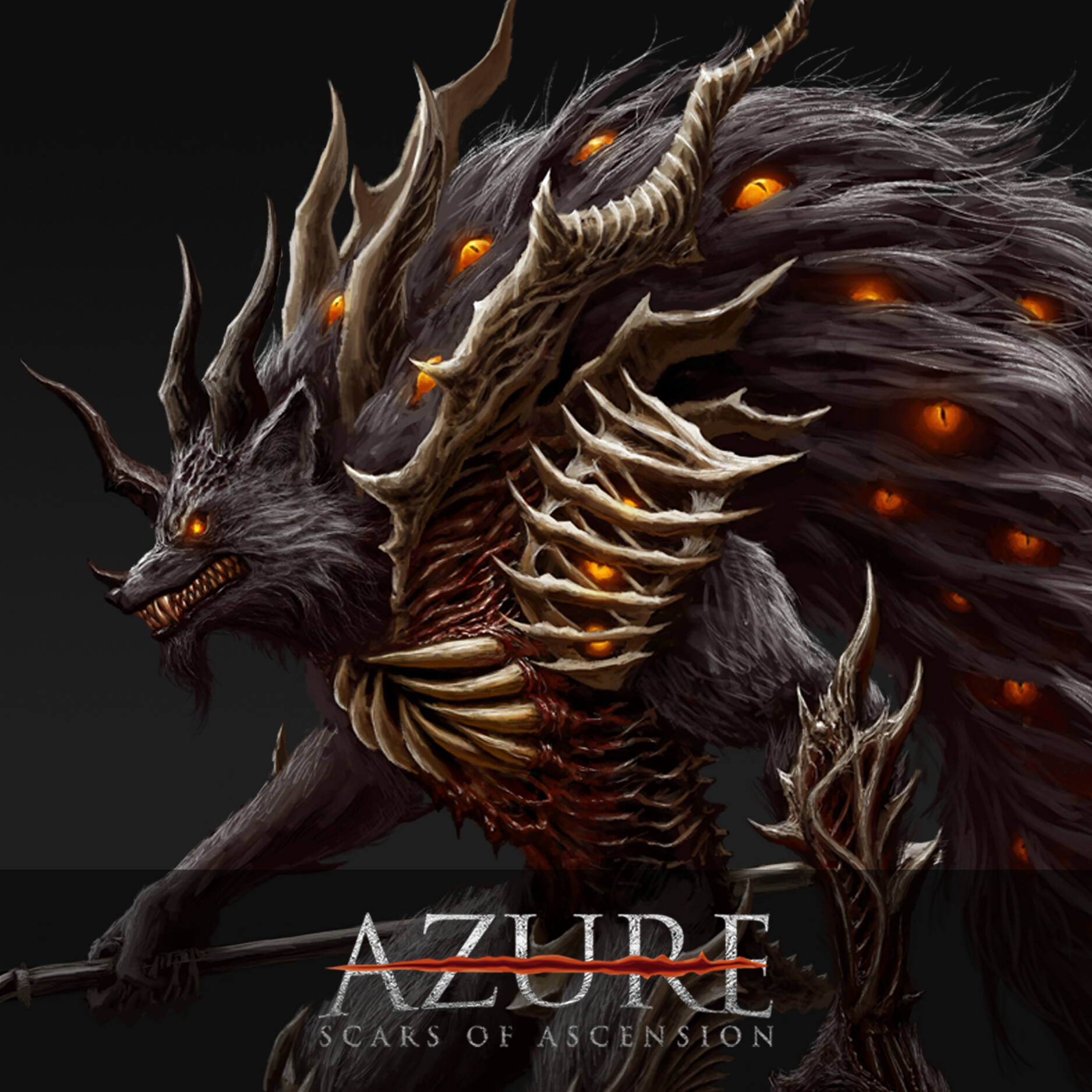 Kraken Creative Studios - Baron Lycos Stubbe (Lycan Form) - Concept