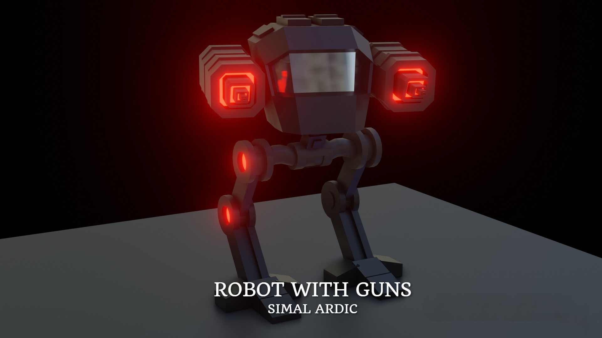ArtStation - Robot with Guns