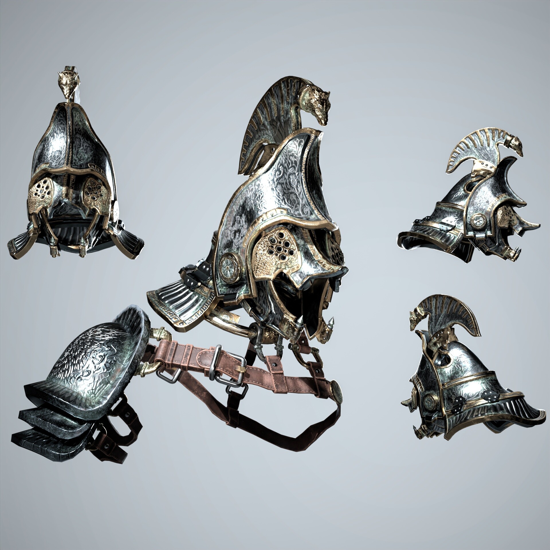 ArtStation - Gladiator Fantasy Game Armor