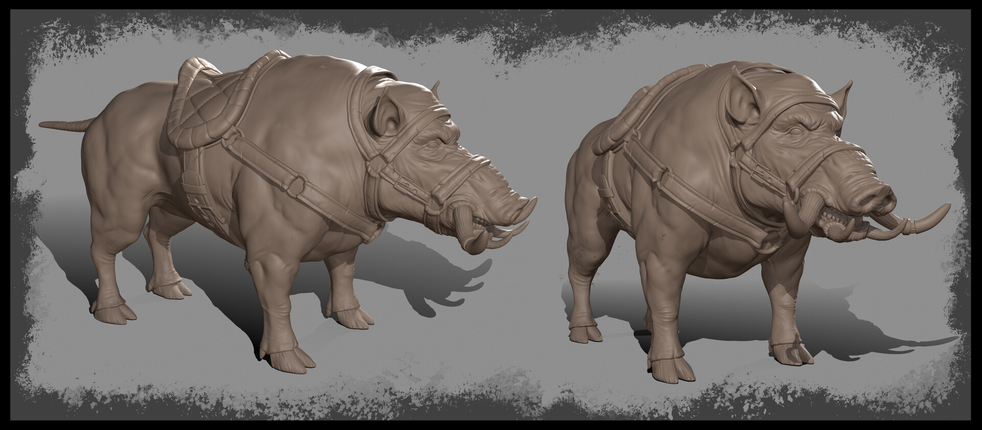 ArtStation - Boar Mount