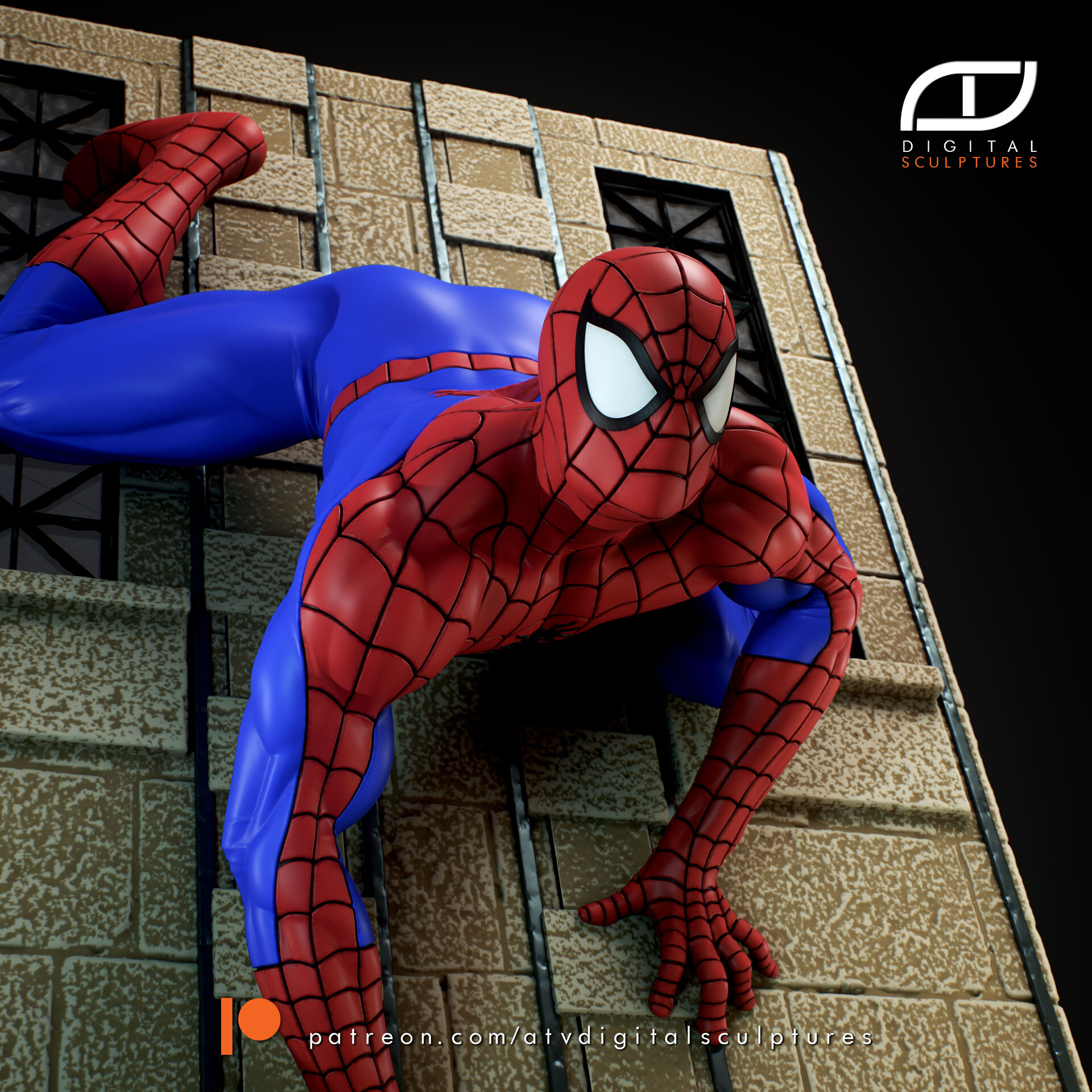 ArtStation - Spiderman Crawling
