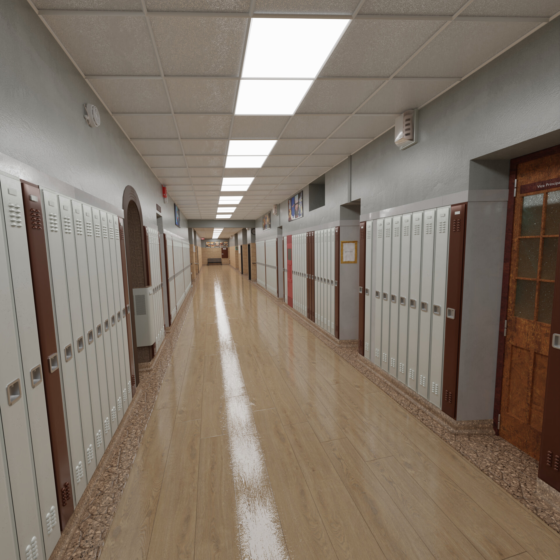 ArtStation - School Hall