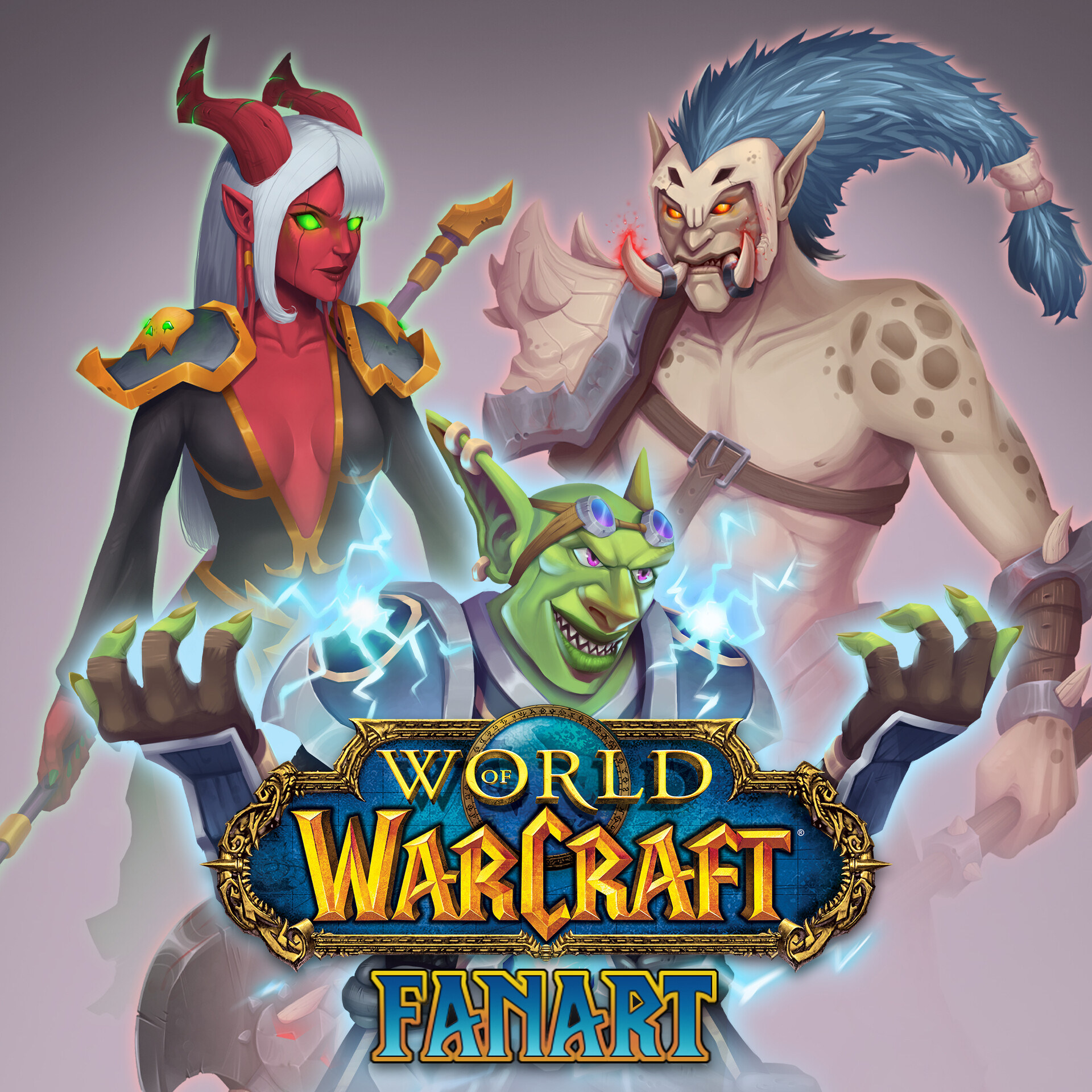 ArtStation - World of Warcraft FANART. Character Designs