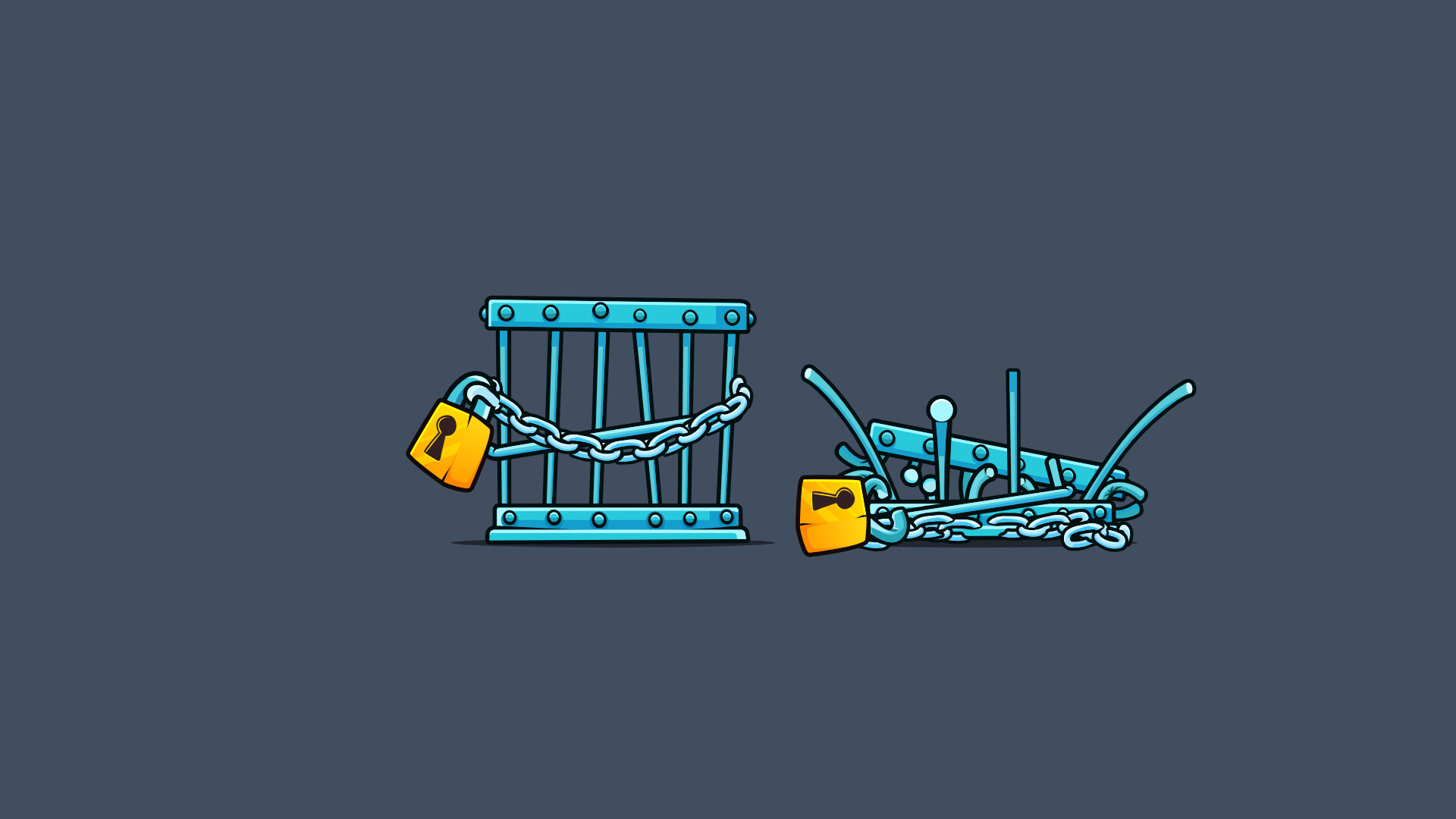 ArtStation - Animated breakable cage