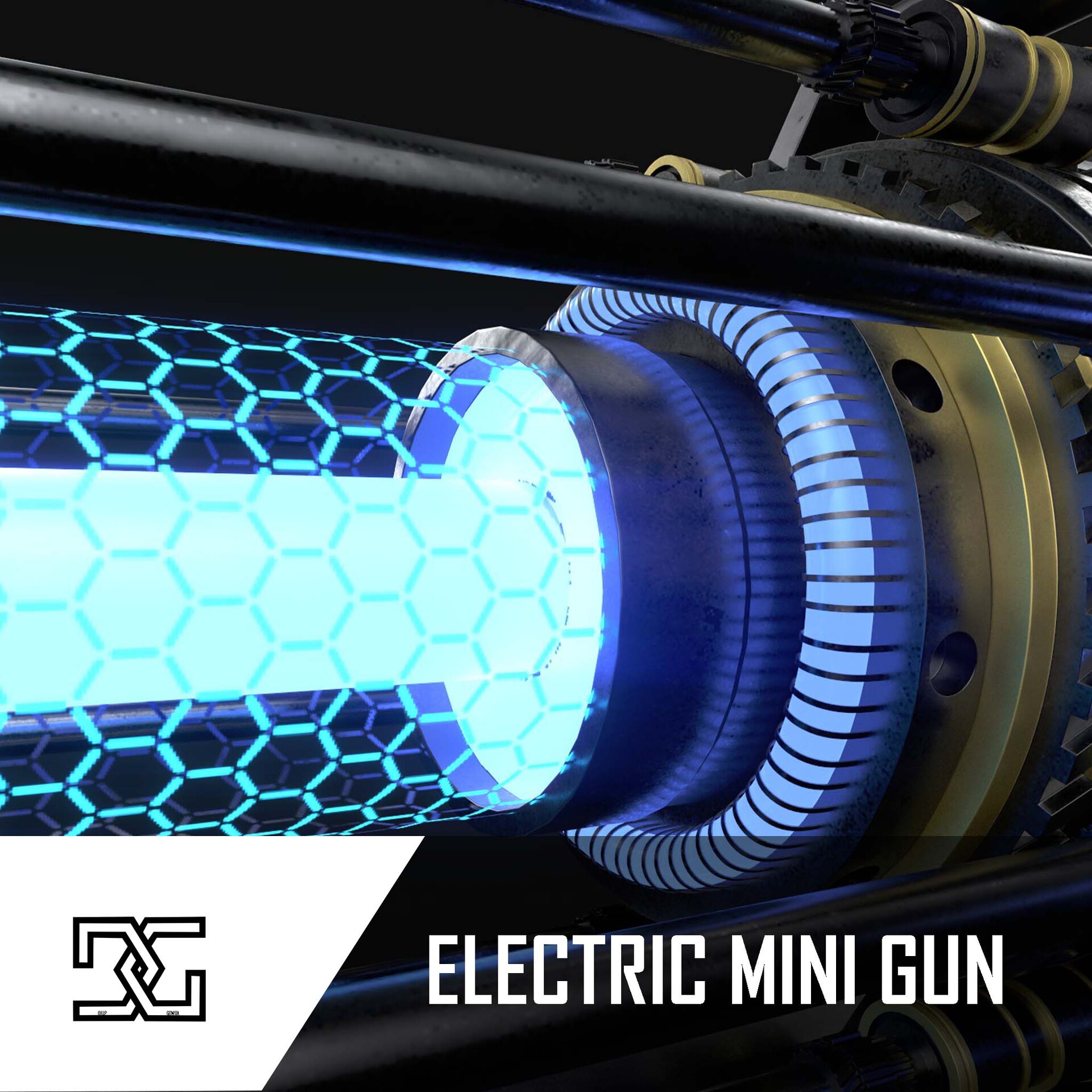 ArtStation - ELECTRIC MINI GUN