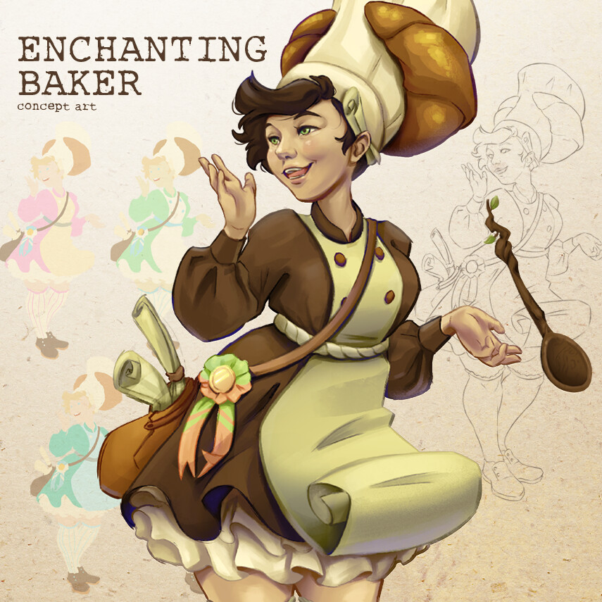 ArtStation - Enchanting Baker - concept art