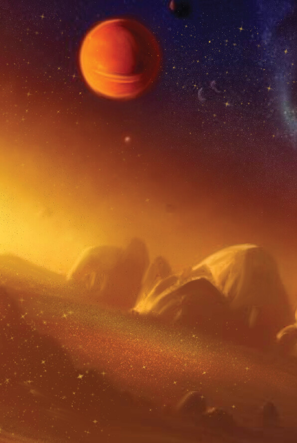 ArtStation - Fantasy planetary landscape