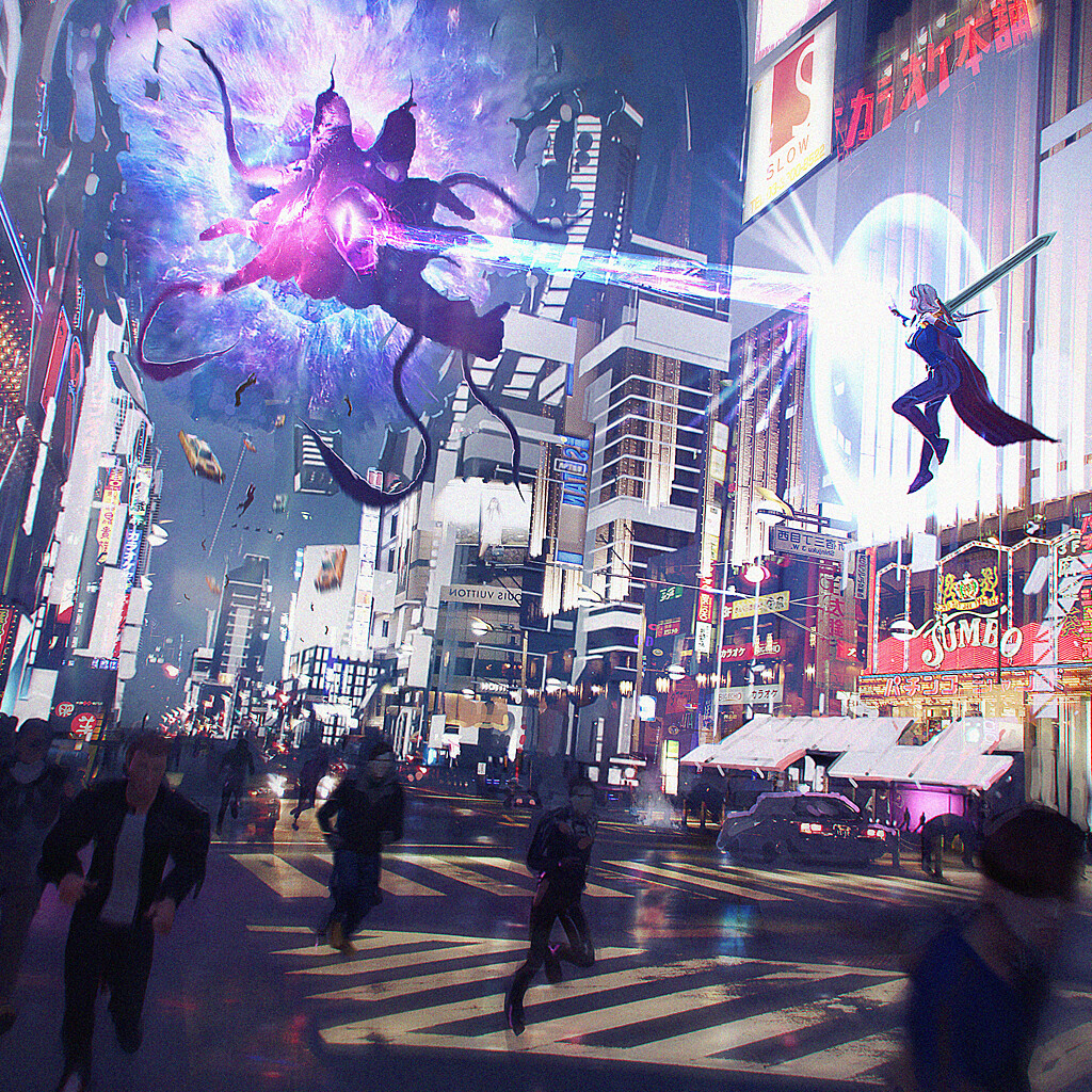 ArtStation - keyframe concept art practice - vr