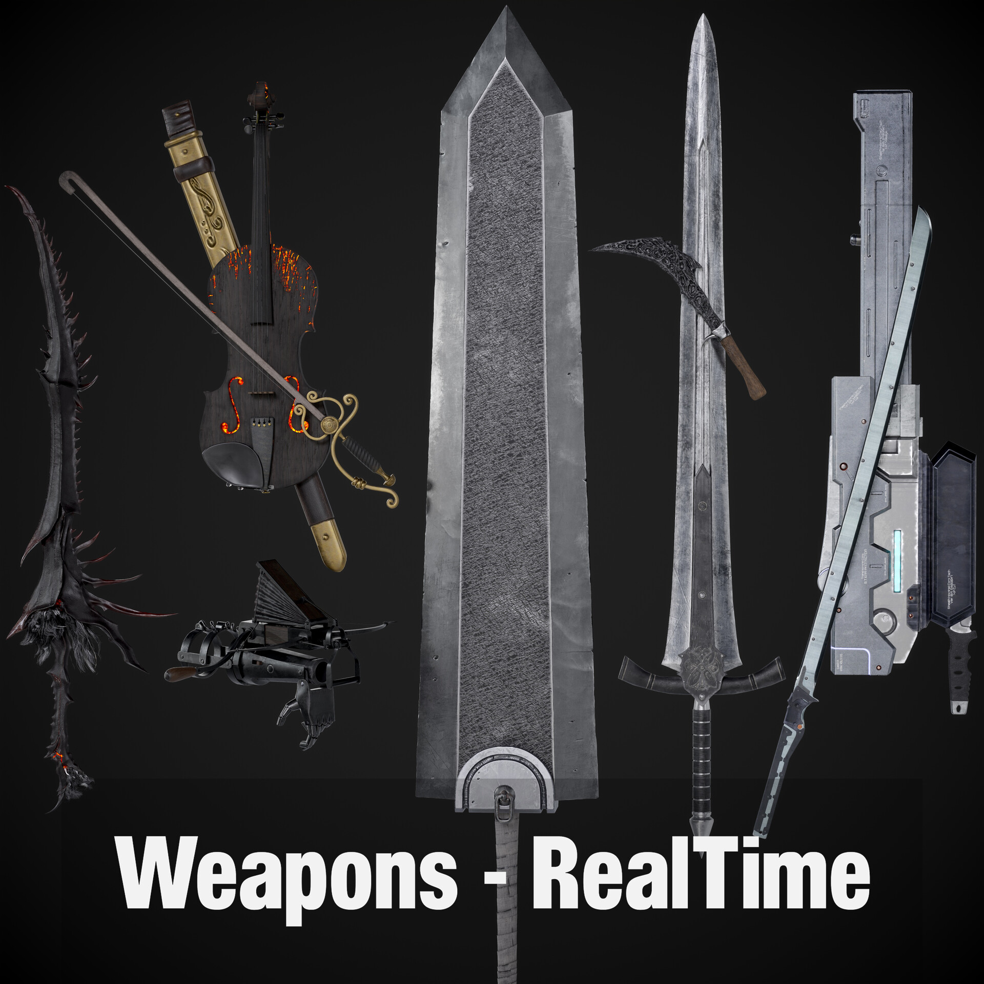 ArtStation - Weapons - Real Time