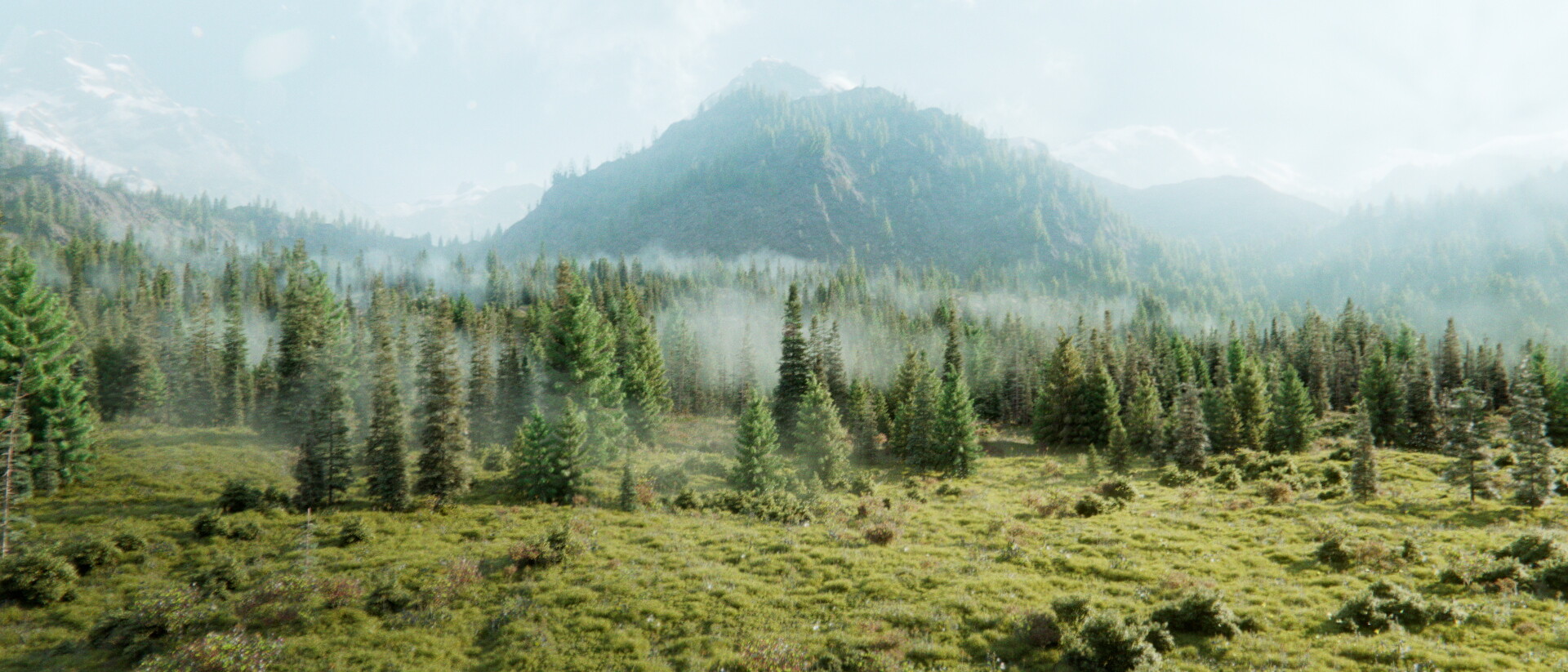 ArtStation - Mountainscape Solaris