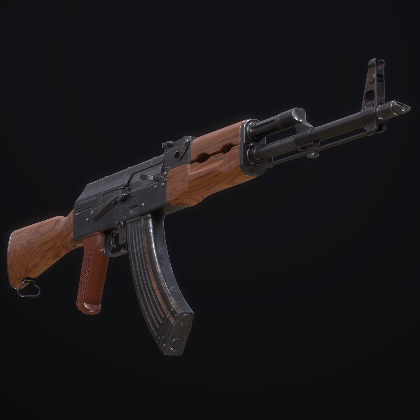 ArtStation - AKM Assault Rifle