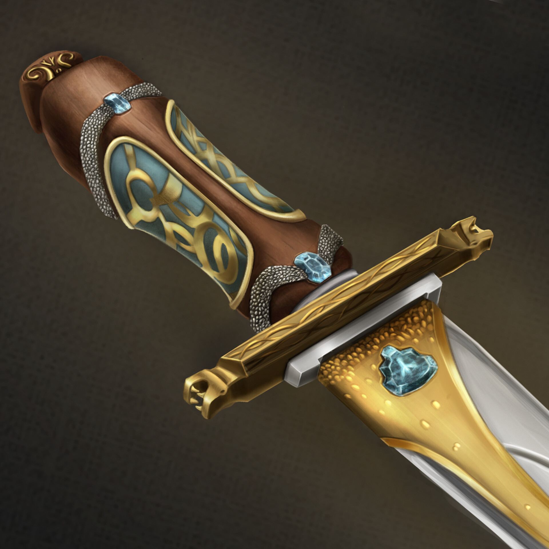 ArtStation - WINTER'S FURY SWORD | GoW Ragnarok