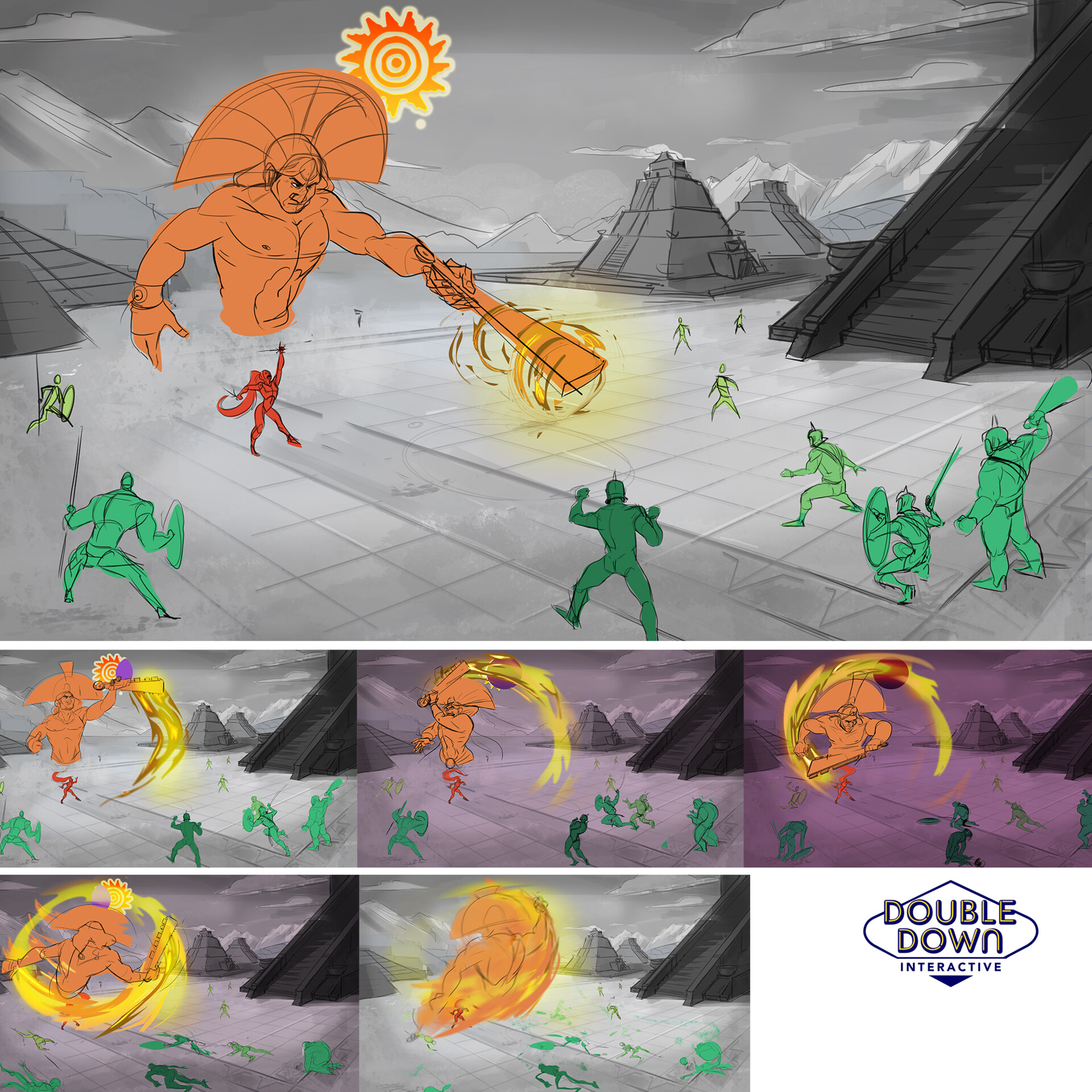 ArtStation - DDI "Heroes" Character Attack FX Concept Storyboards