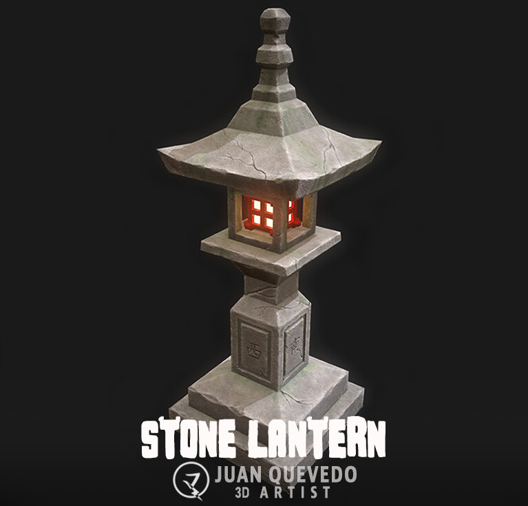 ArtStation - Stone Lantern