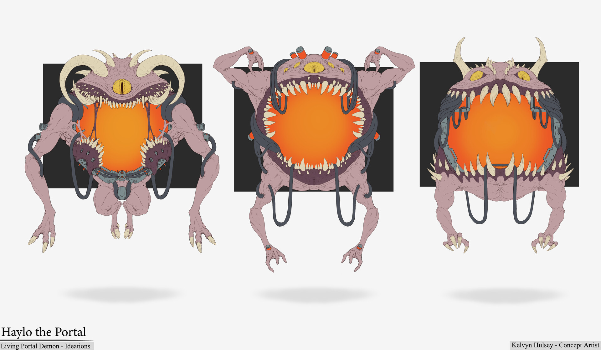 ArtStation - Halo, the Living Portal Demon