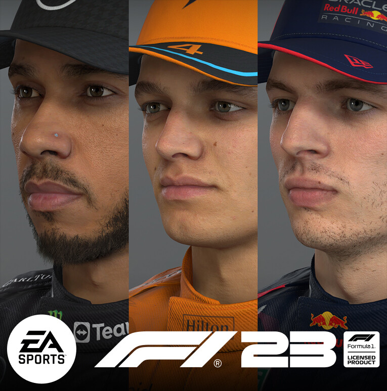 ArtStation - F1 23 - Driver Heads
