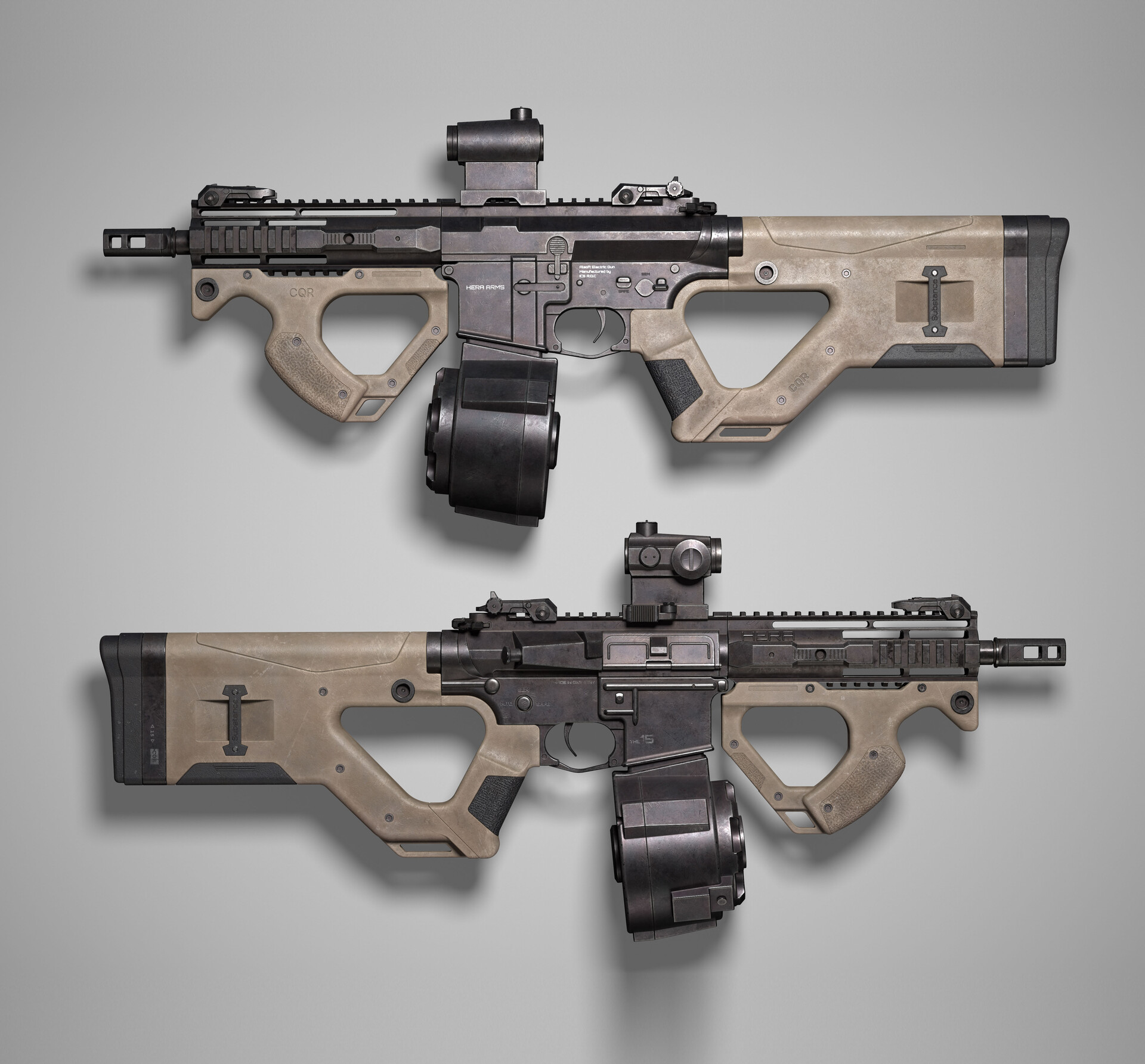 ArtStation - 《Firearms process testing_2》