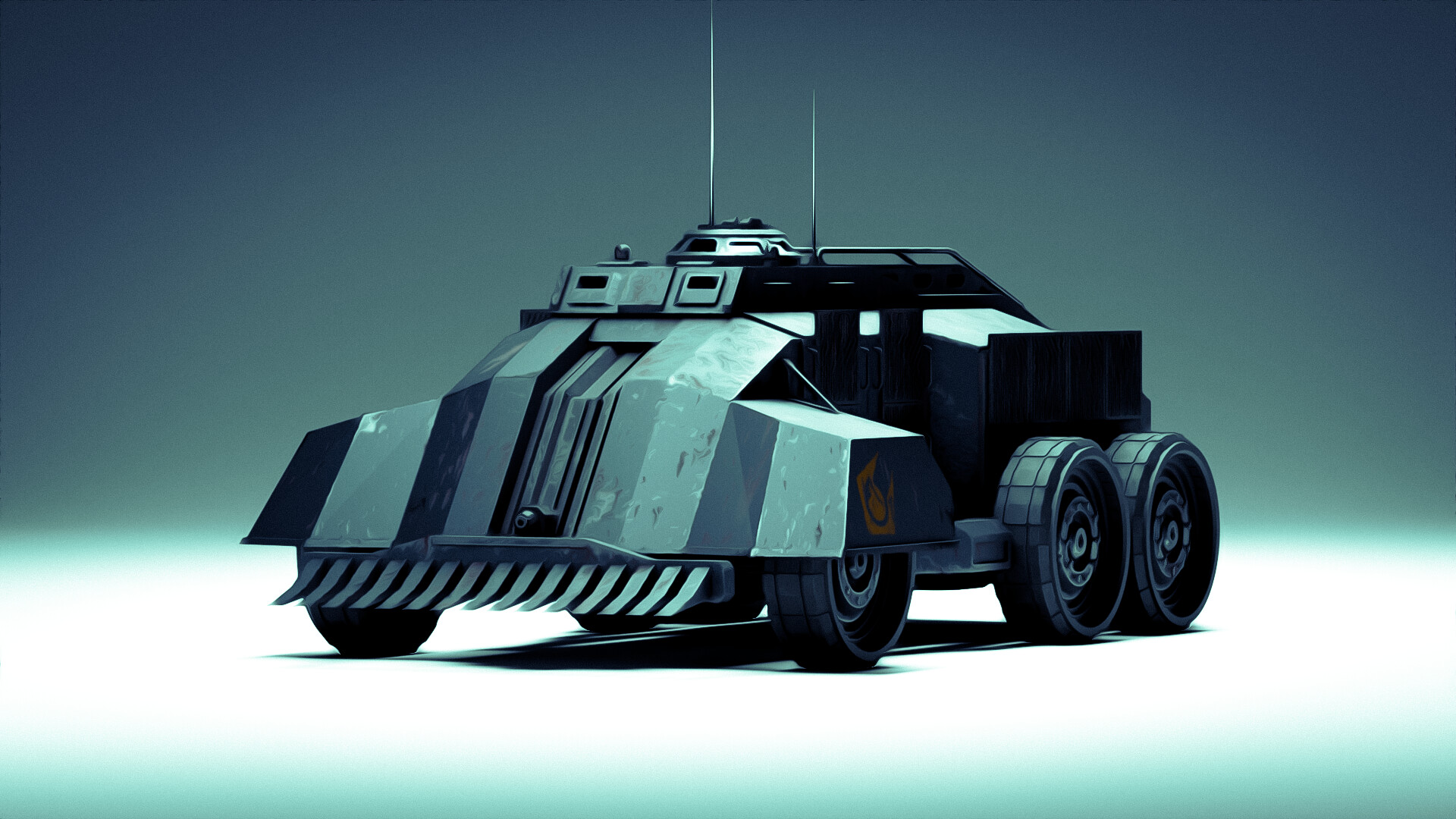 ArtStation - Combine Armored Truck Concept