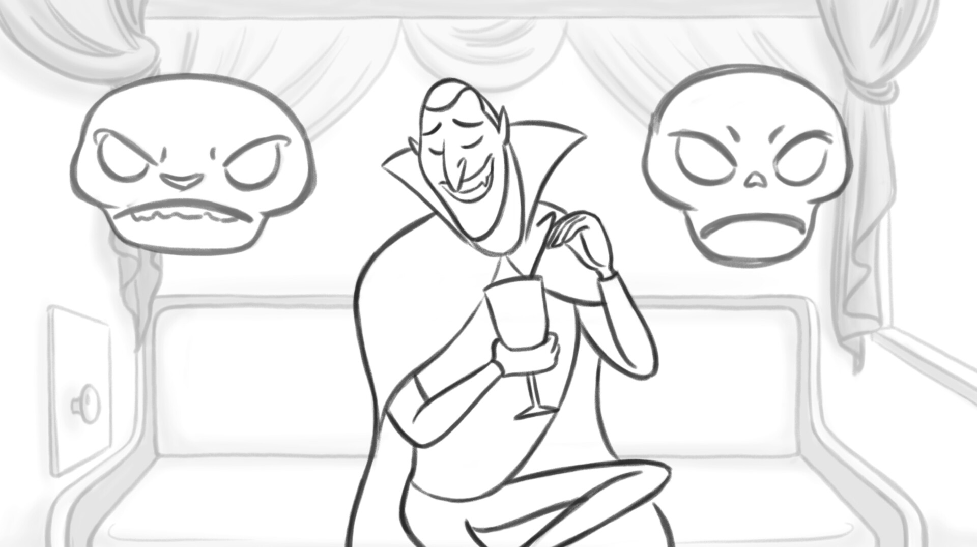 ArtStation - Monologue 2D animation assignment