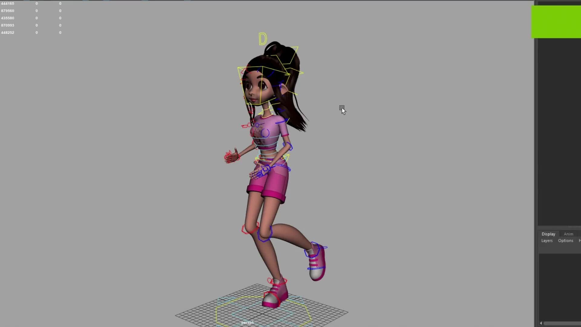 ArtStation - Walk and Facial Rigging