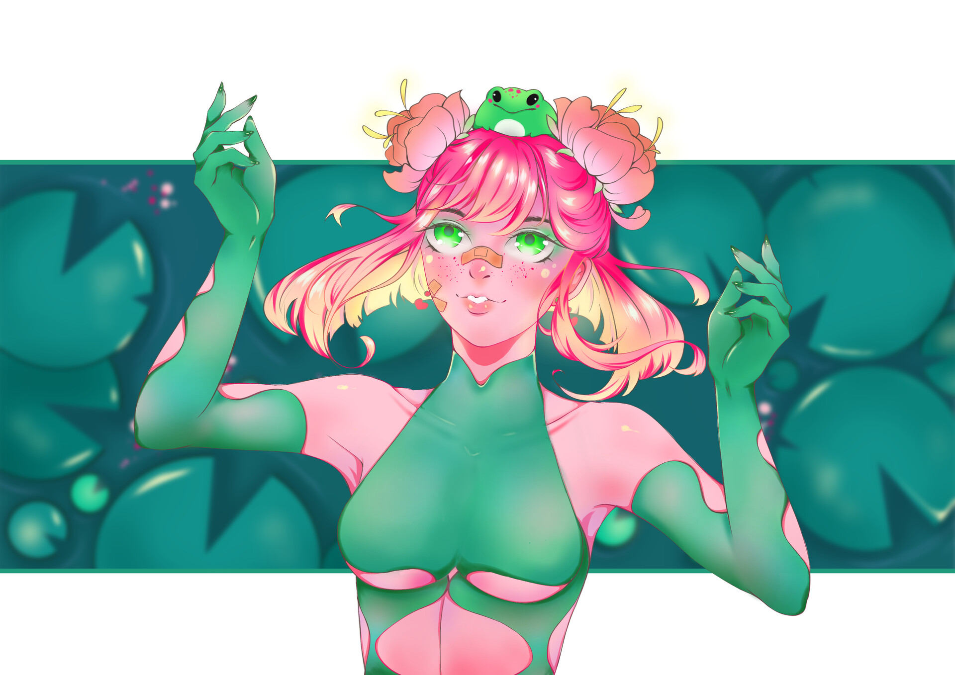 ArtStation - Frog girl