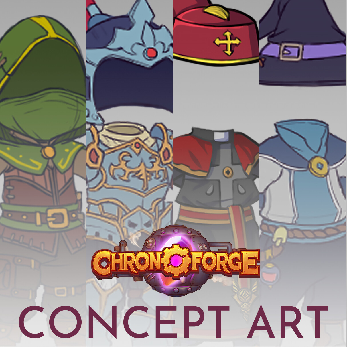 ArtStation - Chrono Forge - Armor & Weapon Set Concept
