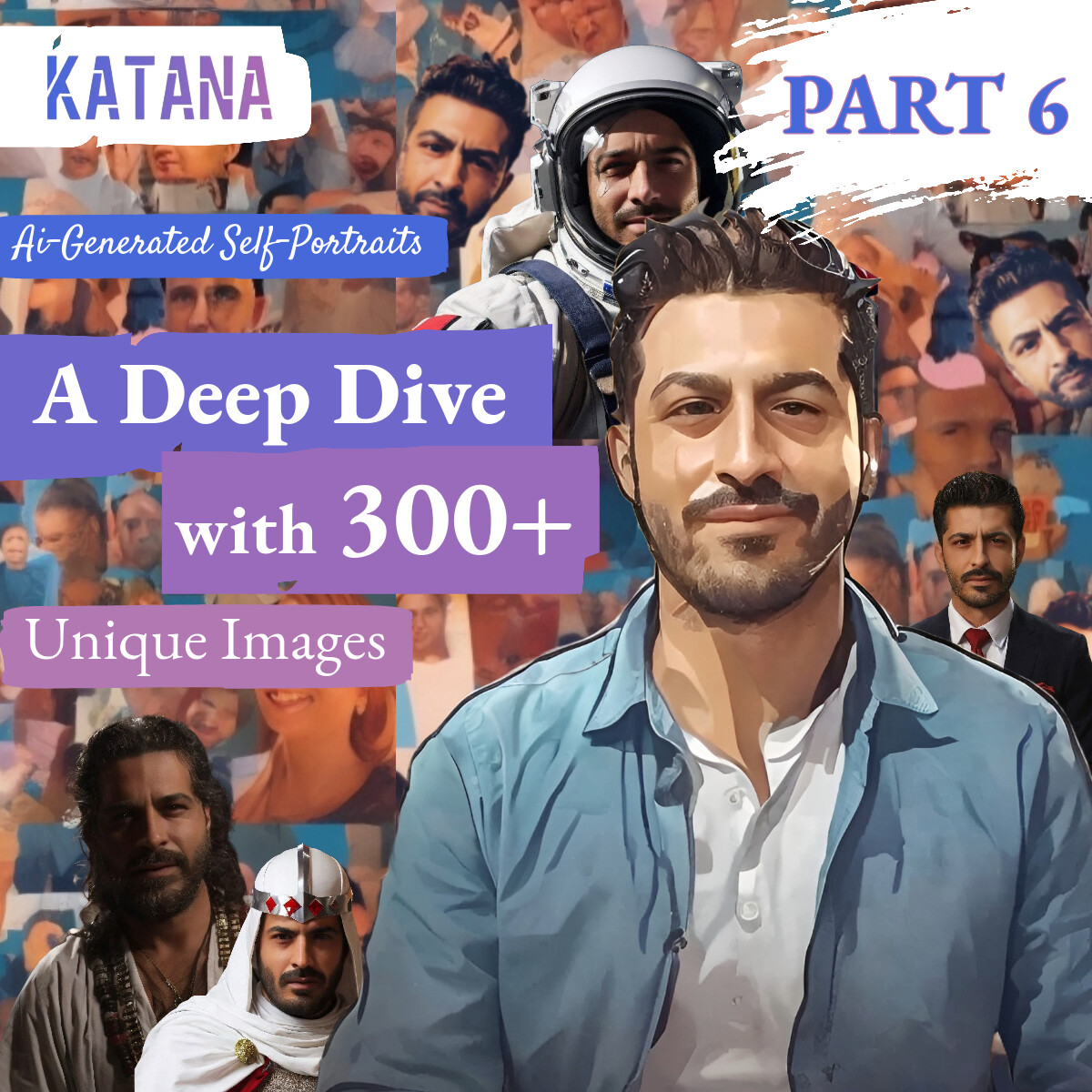 ArtStation - AI-Generated Self-Portraits: A Deep Dive with 300+ Unique Images! (Part 6 - The ...