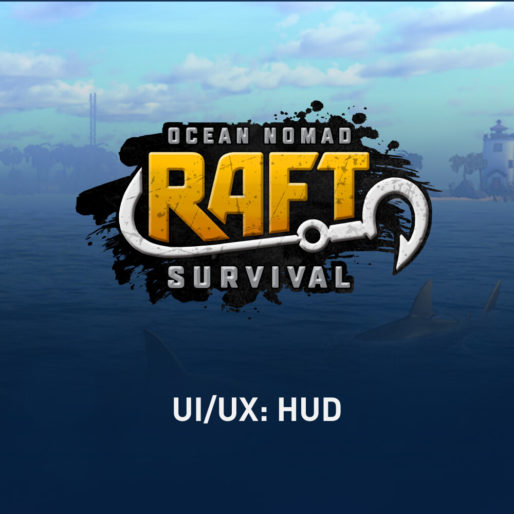 ArtStation - Ocean Nomad: Raft Survival. HUD UI/UX design.