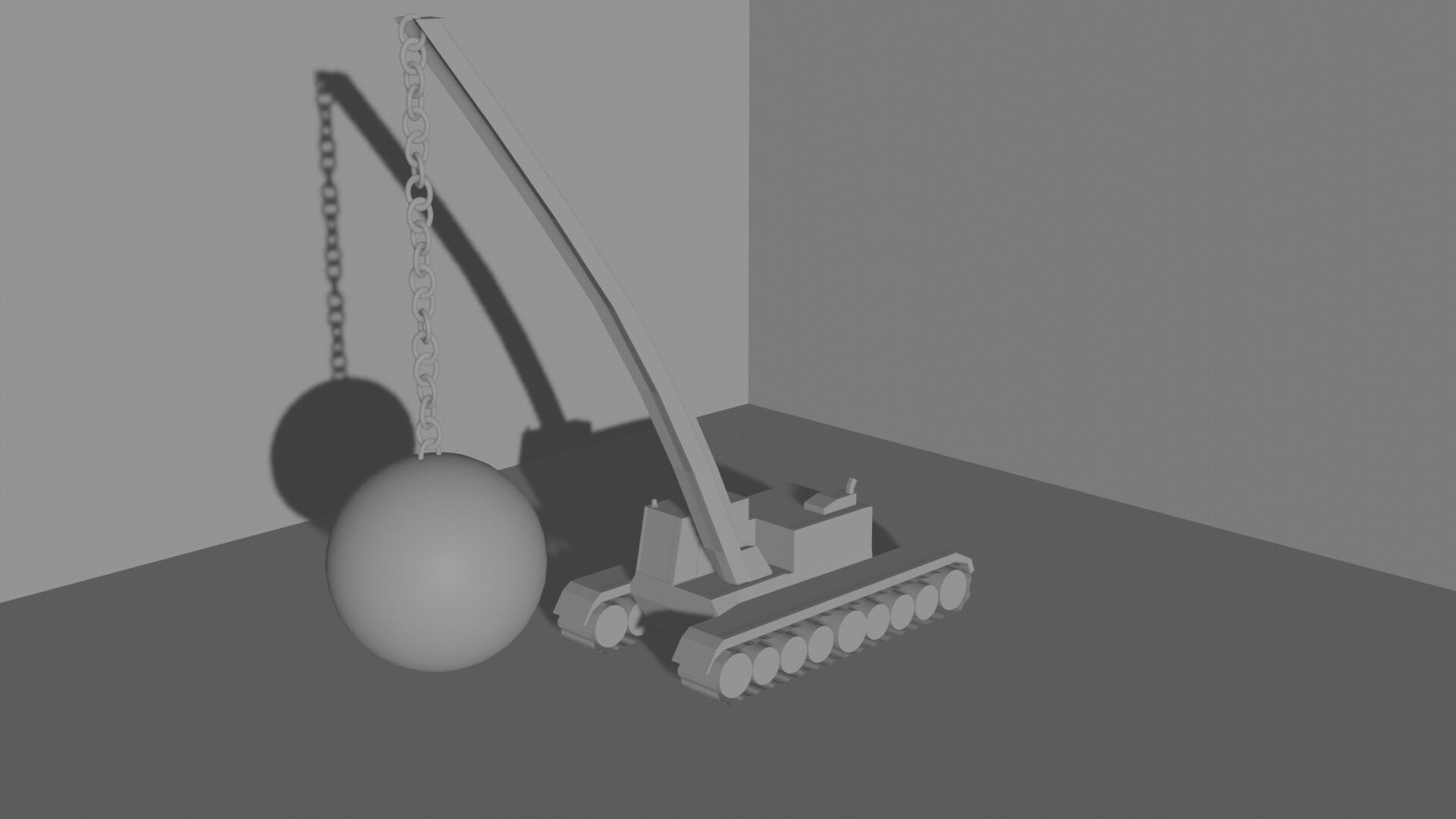 ArtStation - Construction Vehicle (Wrecking Ball)