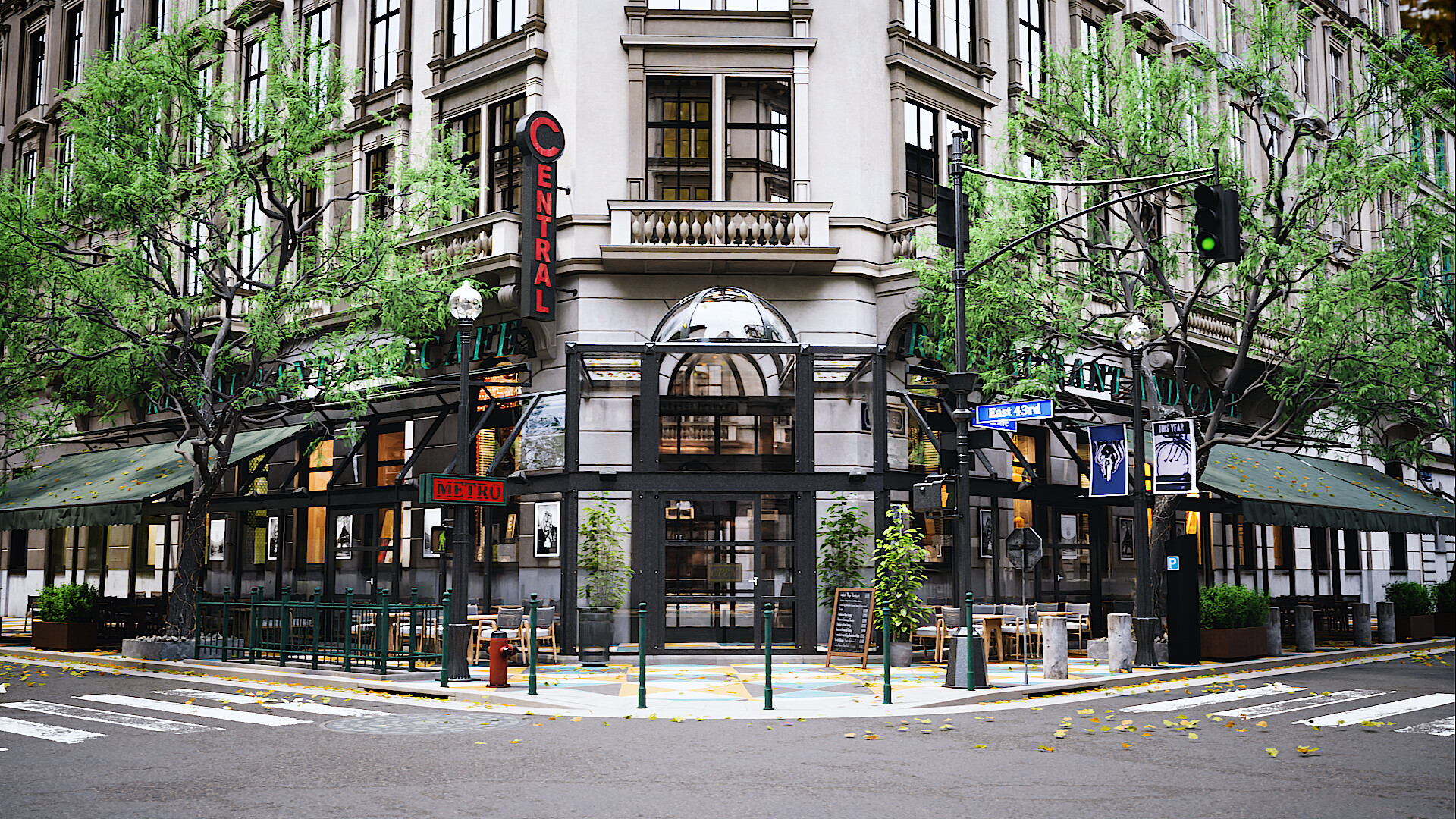 ArtStation - UE5-The street(Lumen&Ray Tracing)