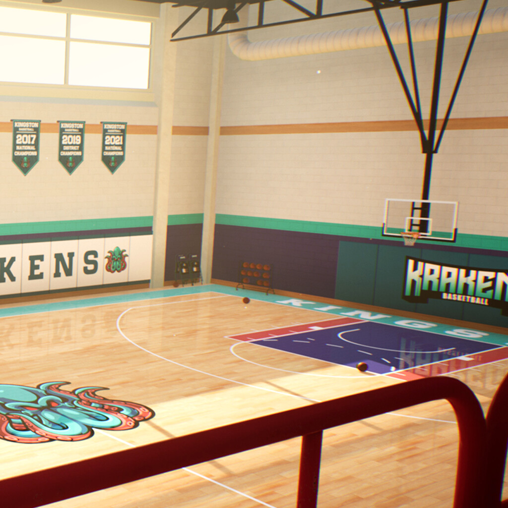 ArtStation - Kraken's Basketball Gym