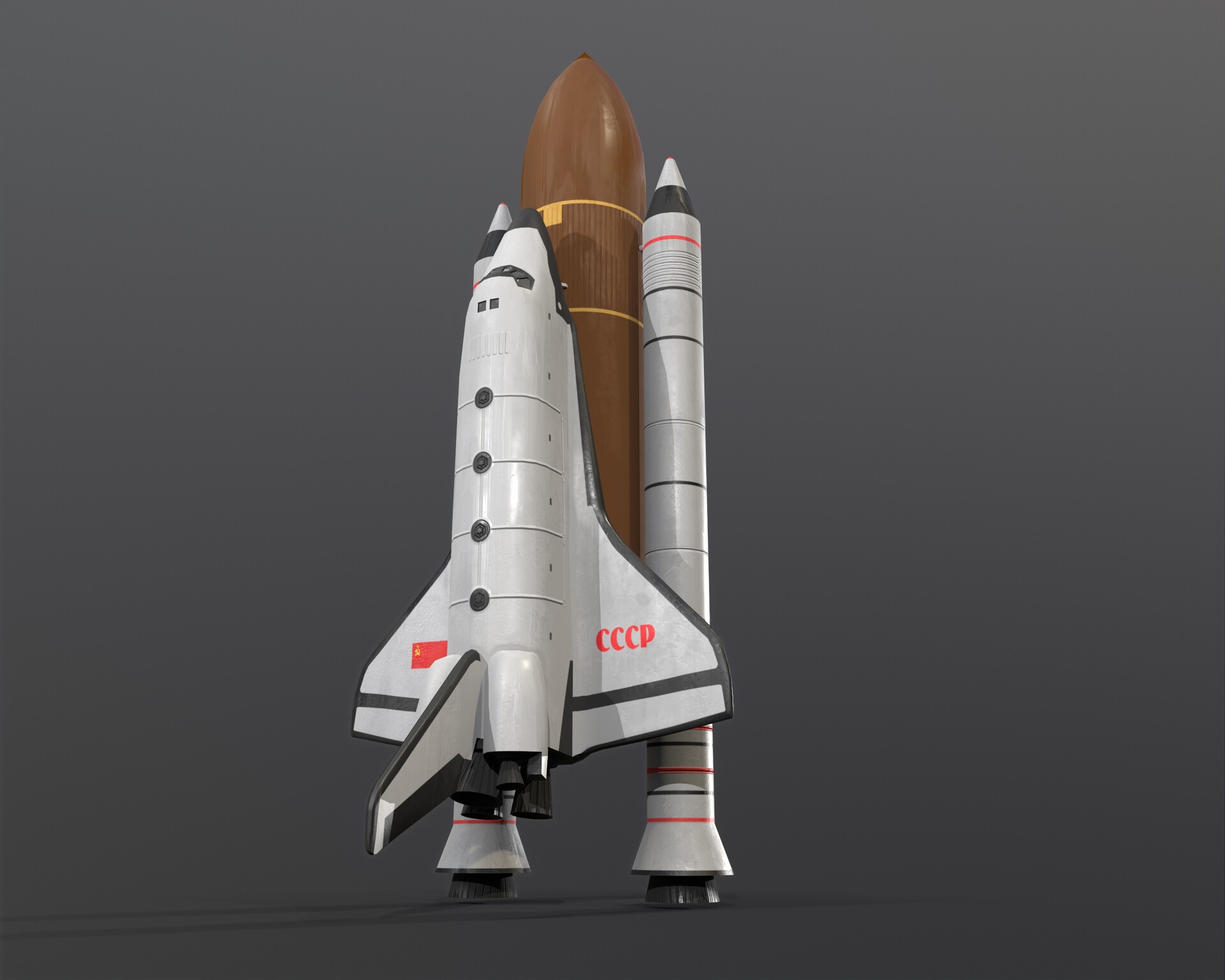 ArtStation - Space shuttle USSR