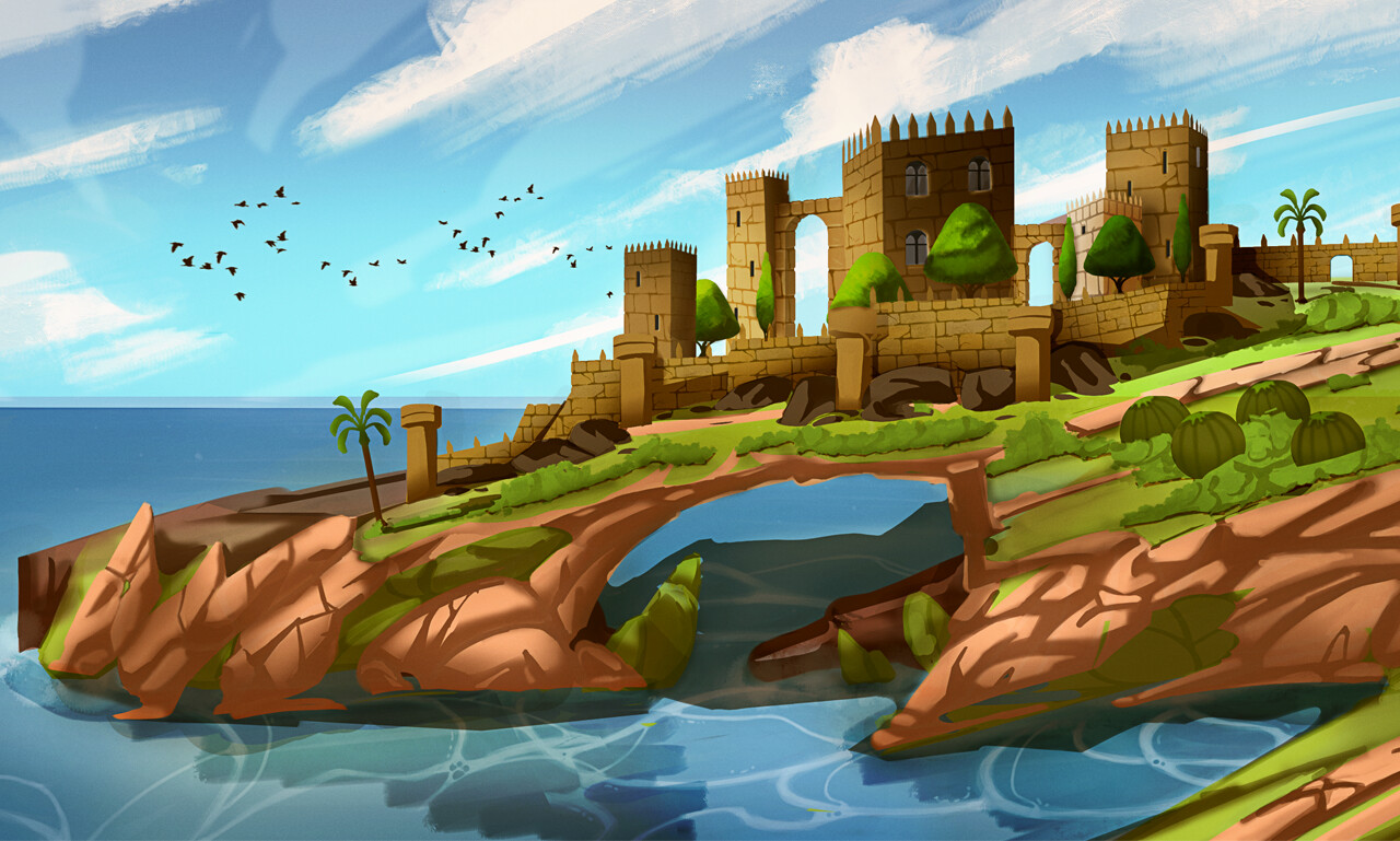 ArtStation - Fantasy Castle - Environment Design