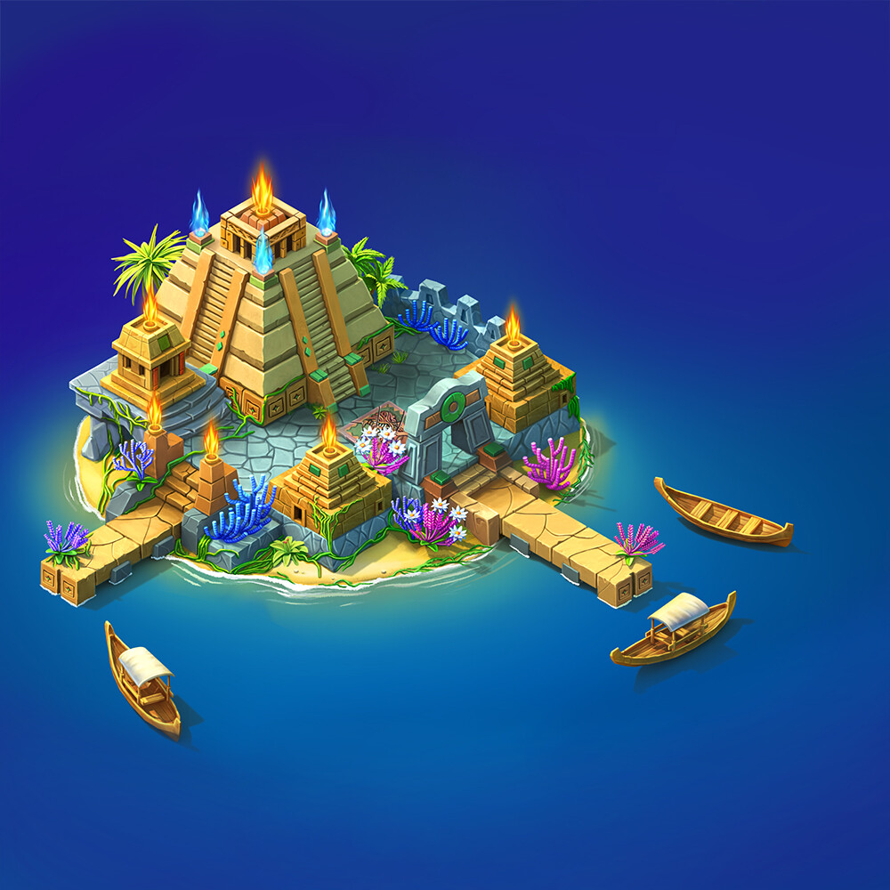 ArtStation - Aztec Island