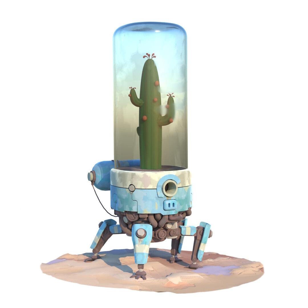 ArtStation - Walking Cactus