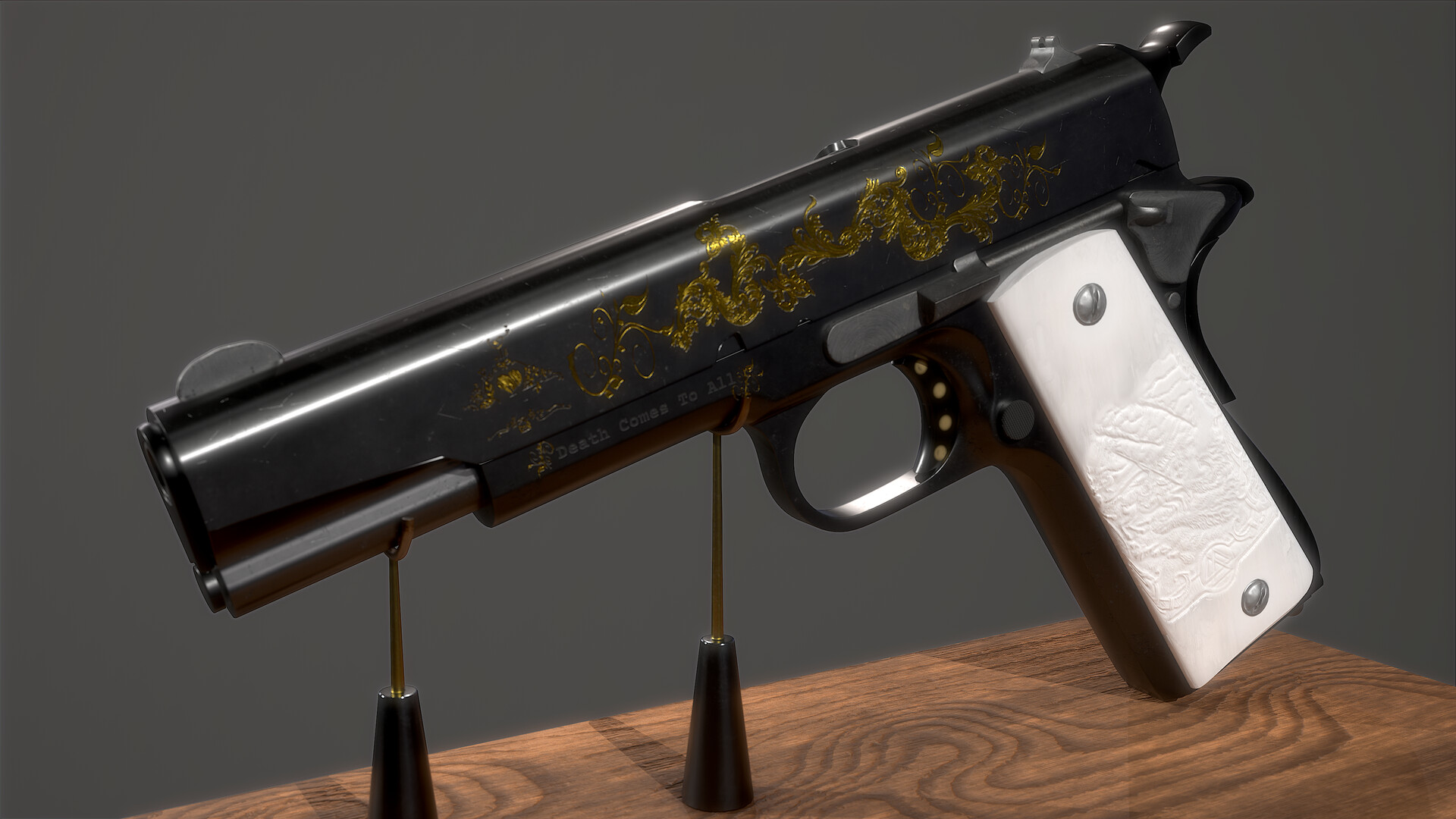 ArtStation - Luck Luciano's Colt 1911 (Game Prop)