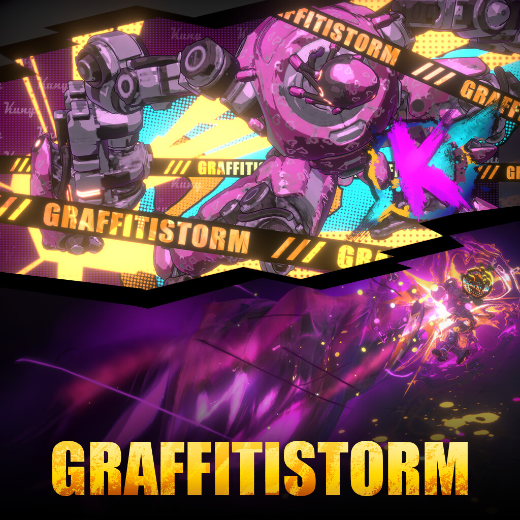 ArtStation - 【Graffiti storm】涂鸦风暴_VFX