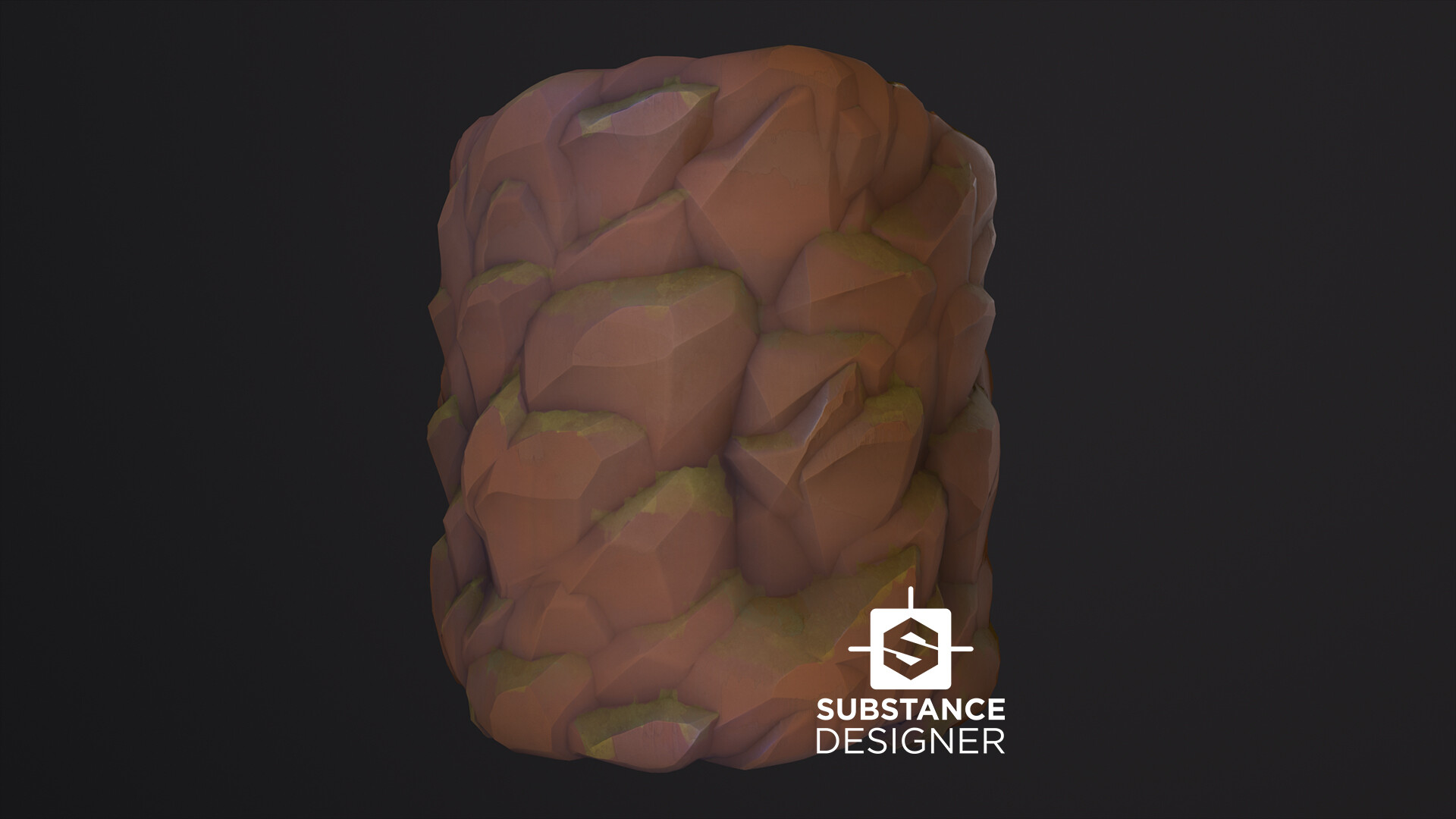 ArtStation - Cliff with Moss