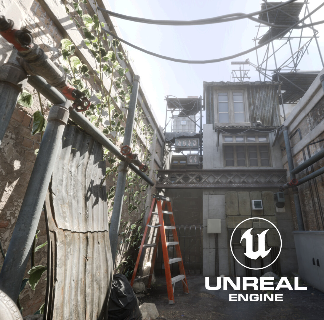 ArtStation - Unreal Engine 5: Urban street | Study